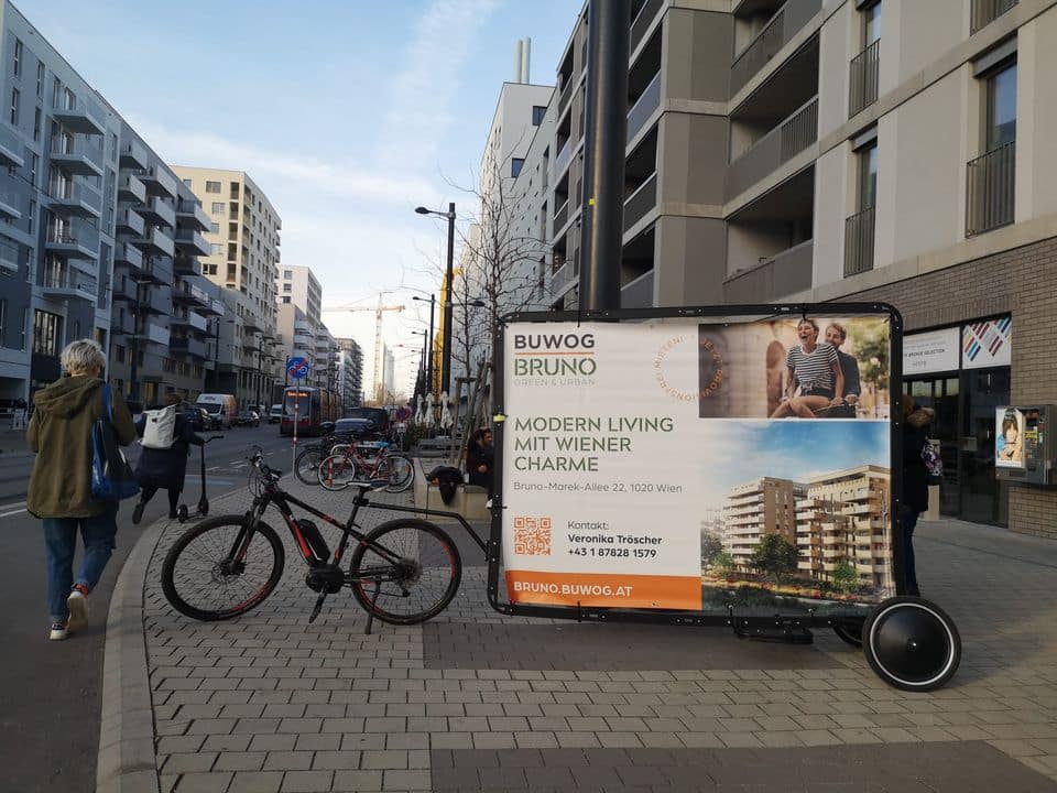 AdBike - Umweltfreundliche Werbung für Österreich